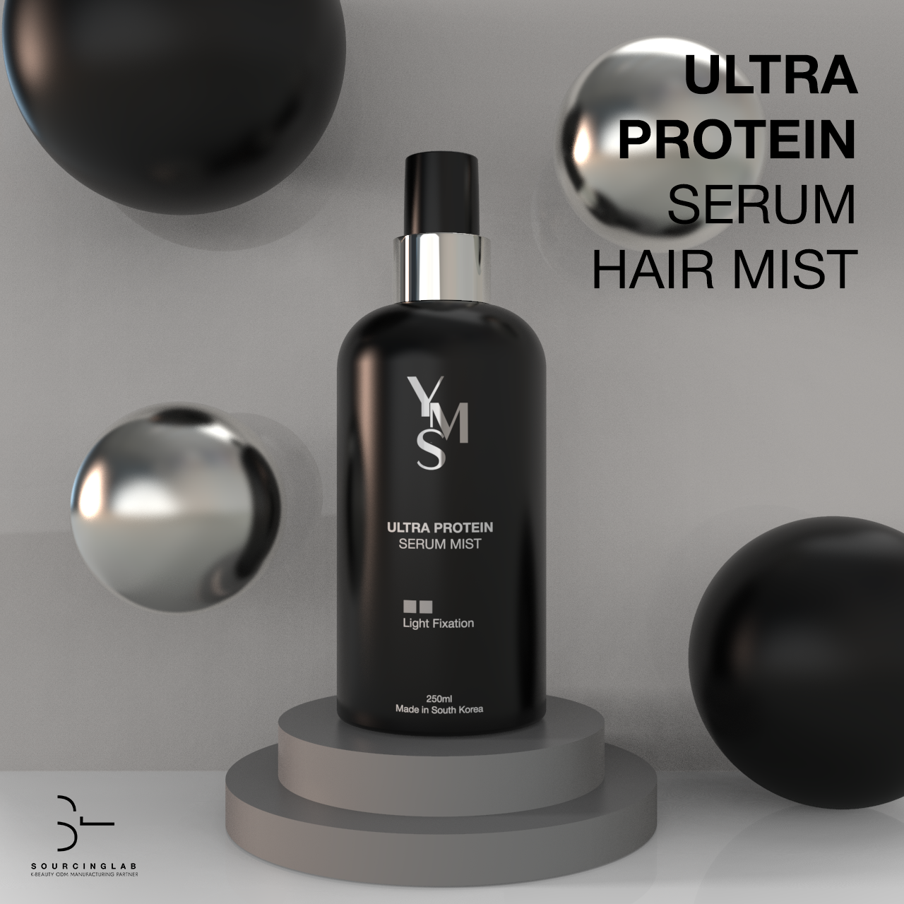 Ultra Protein Hair Mist: Private Label Formulations by SourcingLab