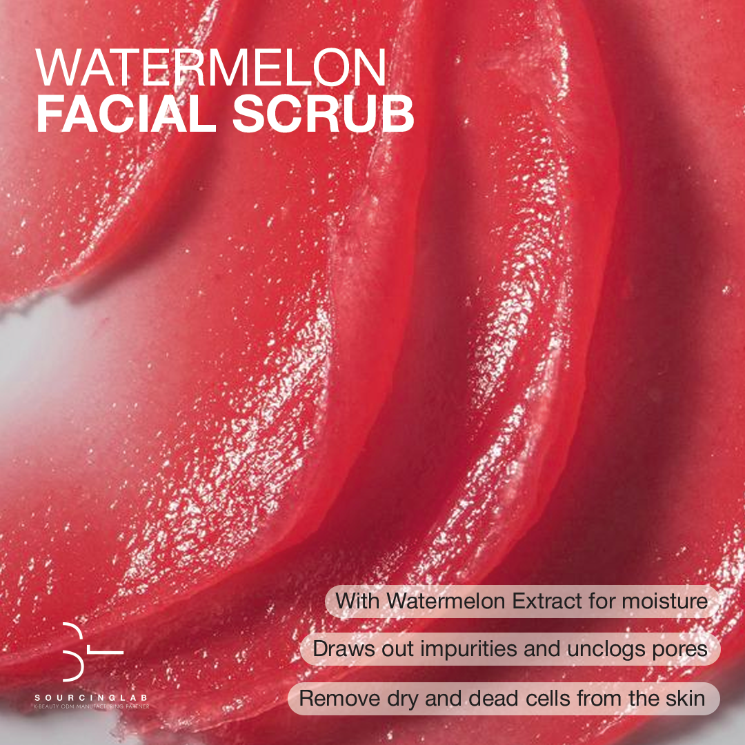 Watermelon Facial Scrub - White Label Skincare SourcingLab