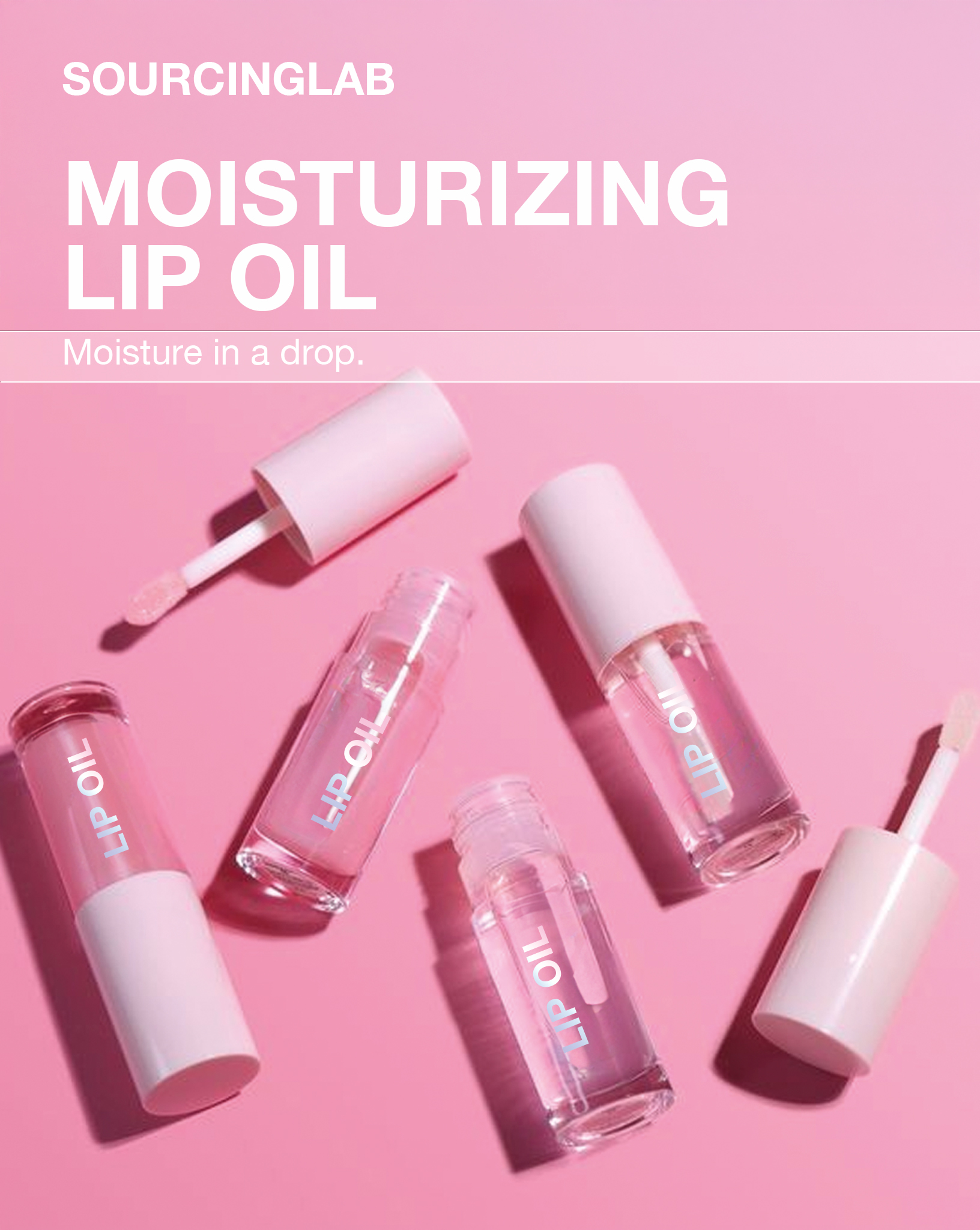 Moisturizing Lip Oil - SourcingLab Private Label Manufacturers